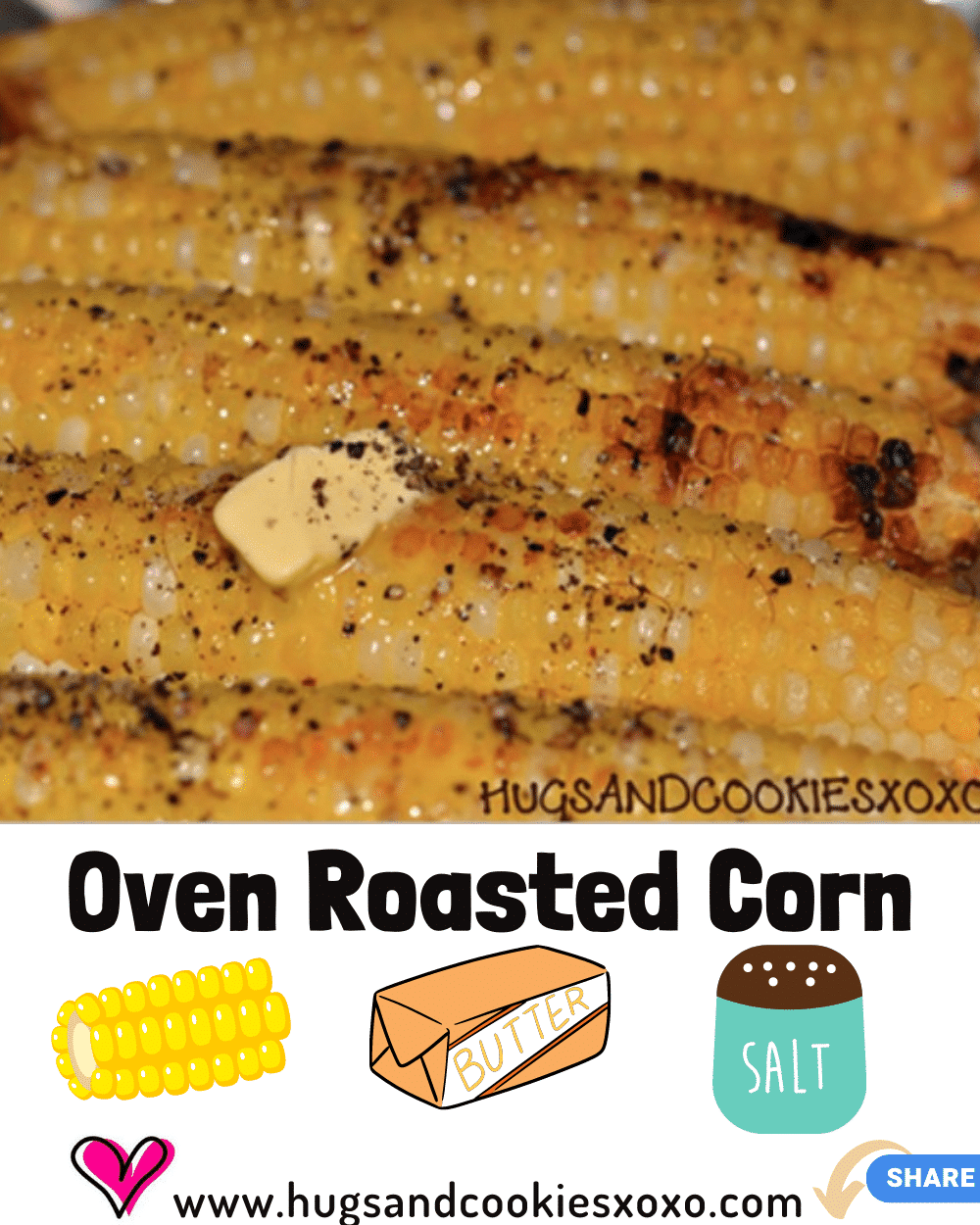 Oven roasted corn