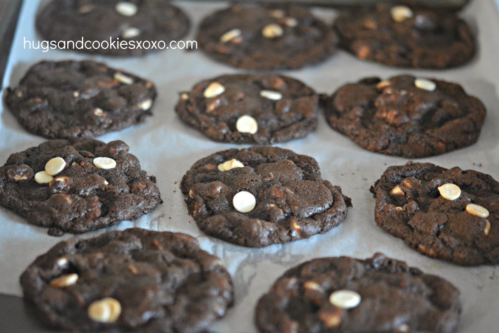 triple chocolate cookies