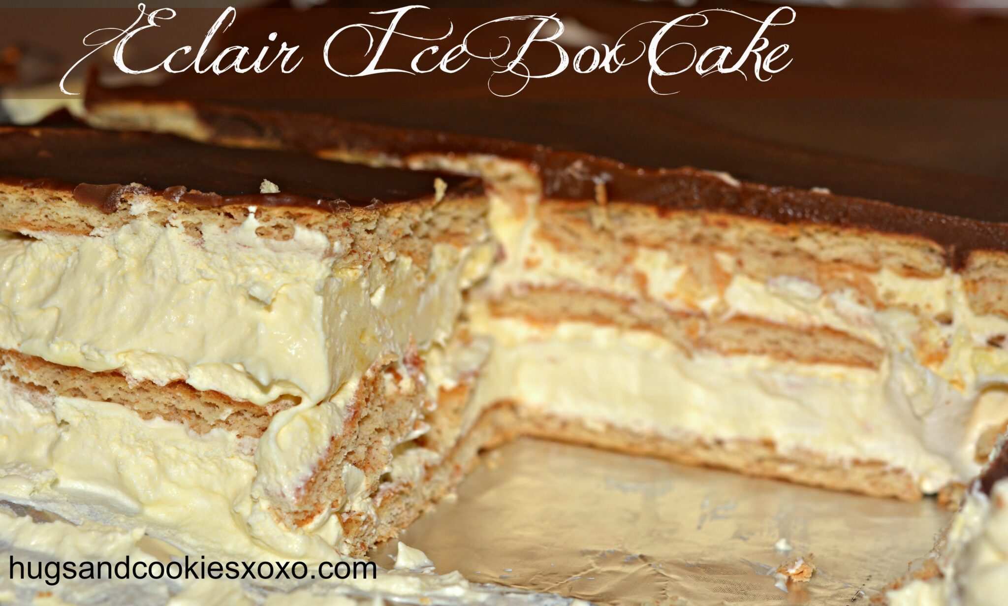 Eclair Ice Box Cake