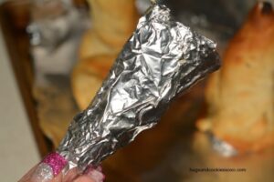 Bread Cones Stuffed With Meatballs & Cheese - Hugs and Cookies XOXO