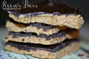 Homemade Reese's Bars - Hugs and Cookies XOXO