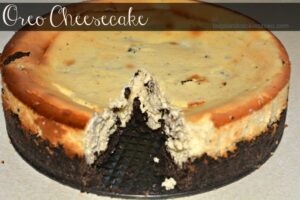 Oreo Cheesecake - Hugs and Cookies XOXO