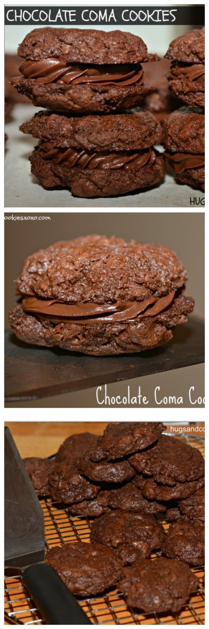 Chocolate Coma Cookies - Hugs and Cookies XOXO