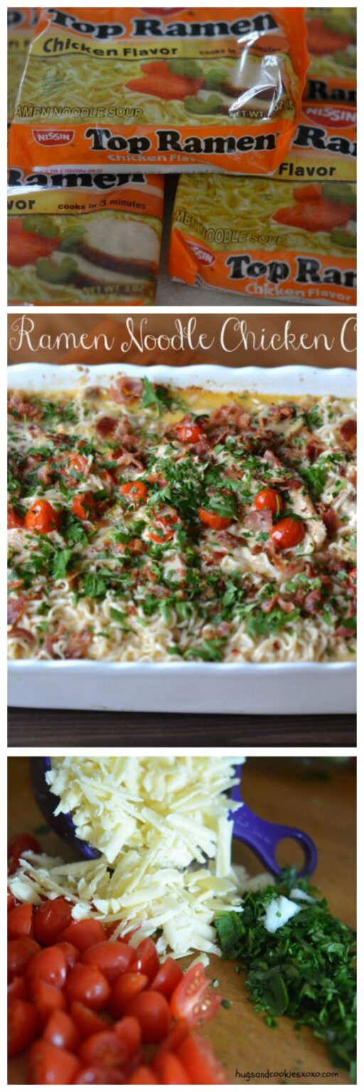 Ramen Noodle Chicken Casserole - Hugs and Cookies XOXO