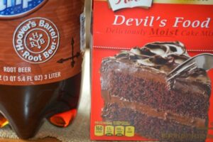 Root Beer Poke Cake With Root Beer Glaze - Hugs and Cookies XOXO