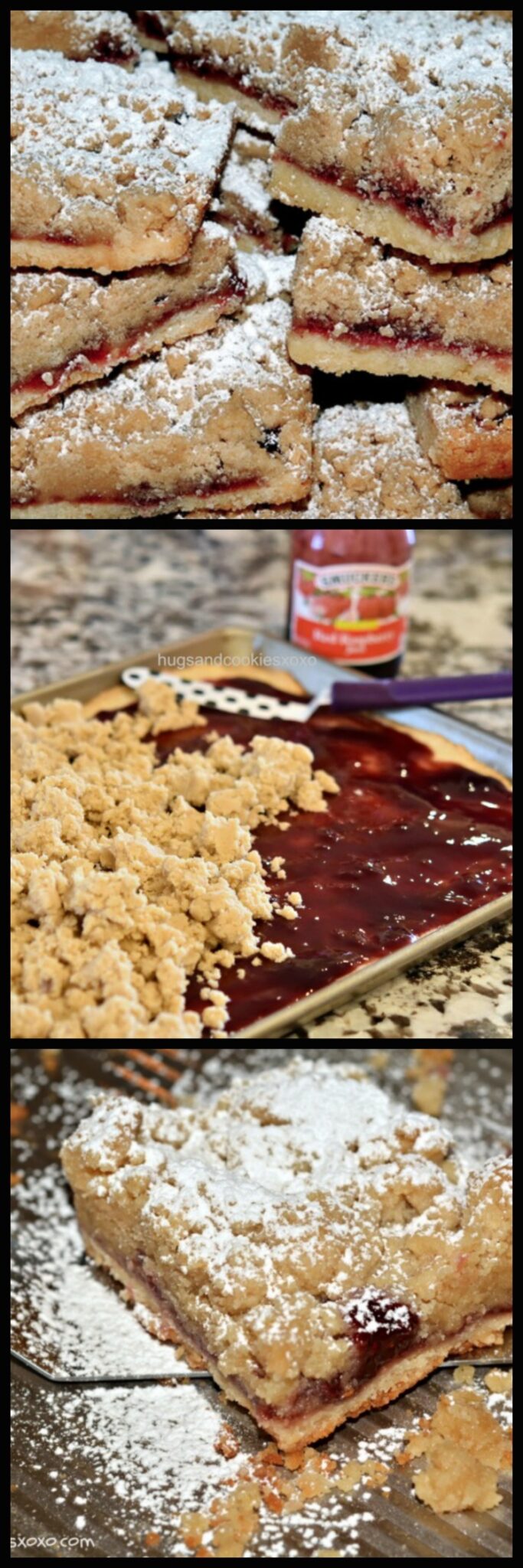 Raspberry Crumb Bars