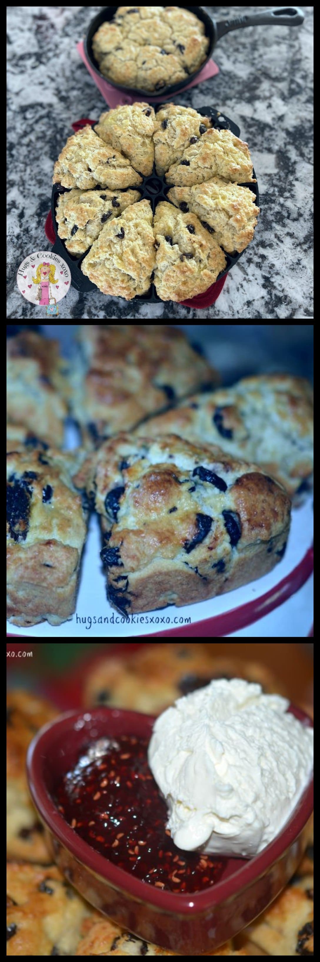 Berry Scones - Hugs and Cookies XOXO