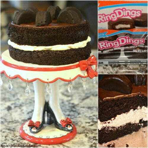 Ring Ding Layer Cake - Hugs and Cookies XOXO