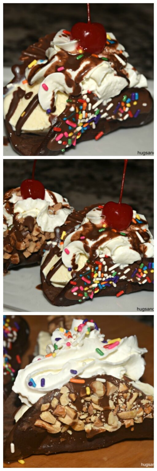 Chocolate Taco Sundaes