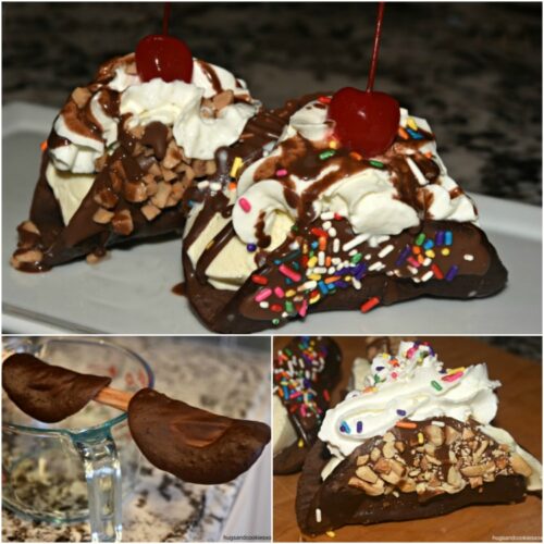 Chocolate Taco Sundaes