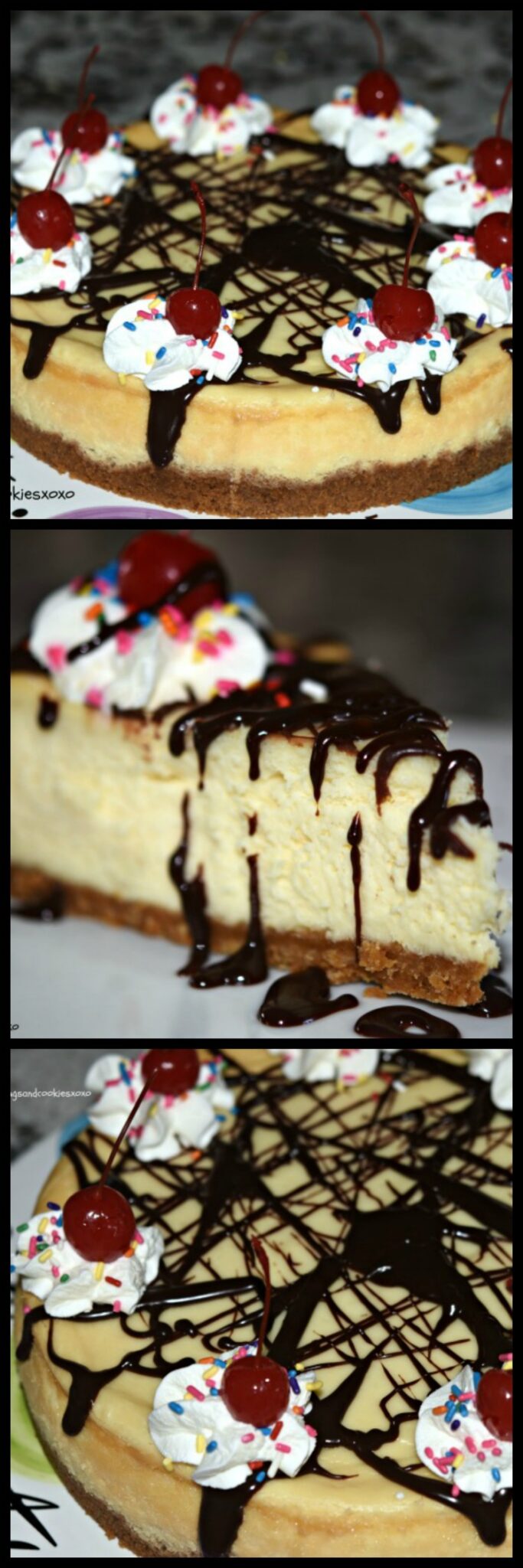 Hot Fudge Sundae Cheesecake