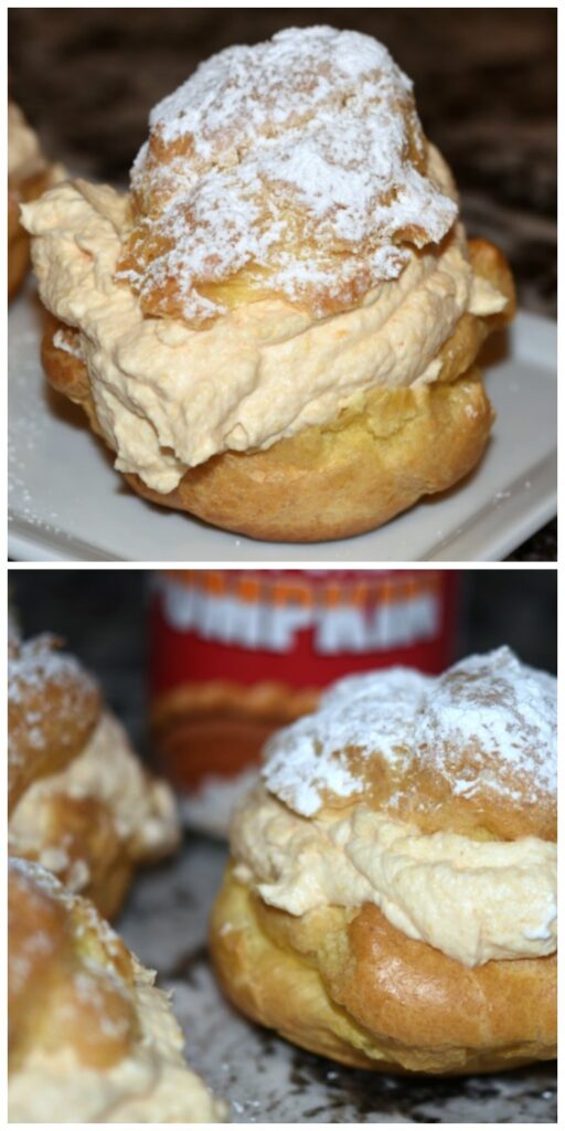 Pumpkin Cream Puffs