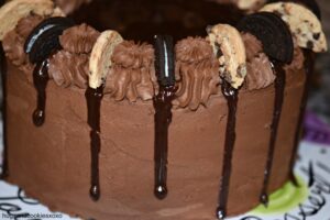 Brookie Cookie Triple Layer Cake