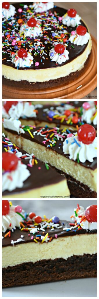 Brownie Sundae Cheesecake