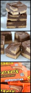 3 Minute Peanut Butter Cup Fudge