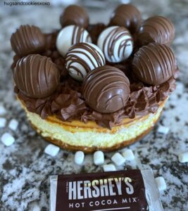 Chocolate Bomb Cheesecake - Hugs and Cookies XOXO