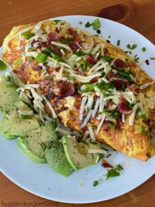 Super Stuffed Omelette - Hugs and Cookies XOXO