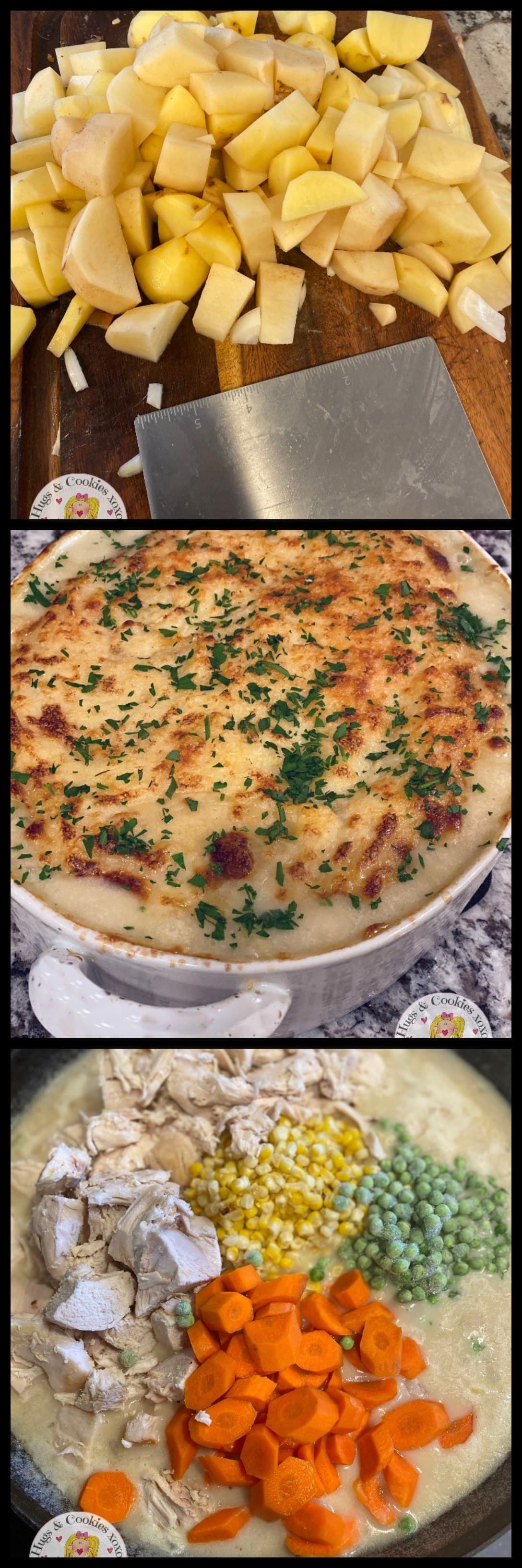 Mashed Potato Chicken Pot Pie