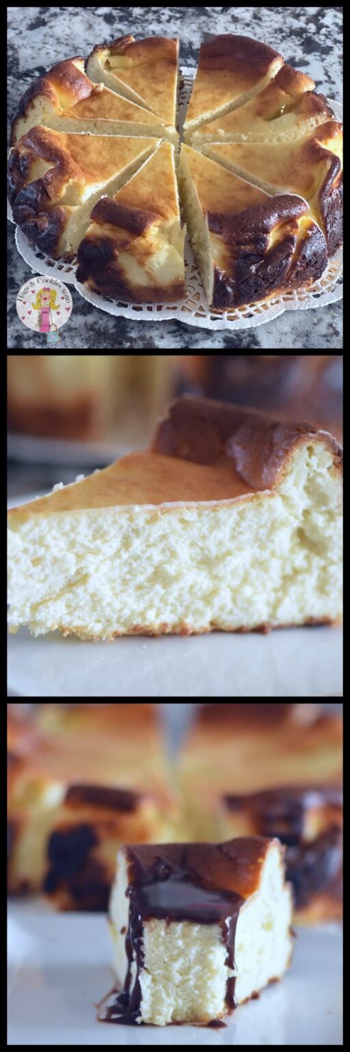 Vanilla Burnt Basque Cheesecake - Hugs and Cookies XOXO