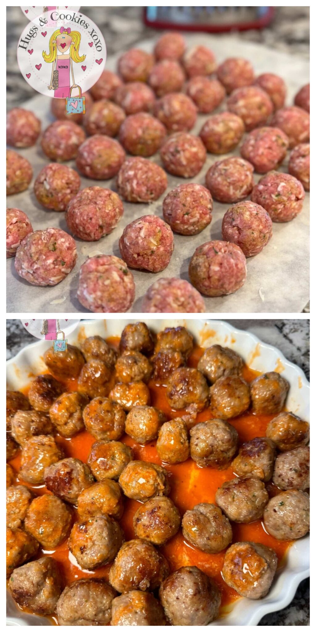 Homemade Buffalo Meatballs