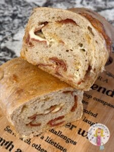 Pepperoni and Cheese Pullman Loaf - Hugs and Cookies XOXO